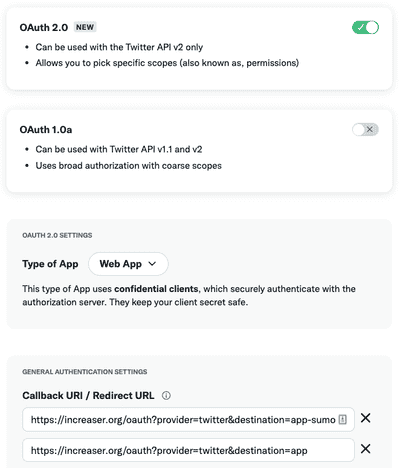 Twitter Sign In OAuth2 with React and NodeJS