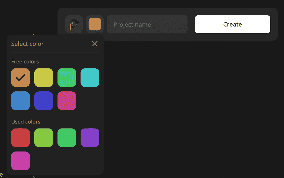 How To Make Color Label Menu Input React Component