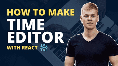 How To Make Time Input with React