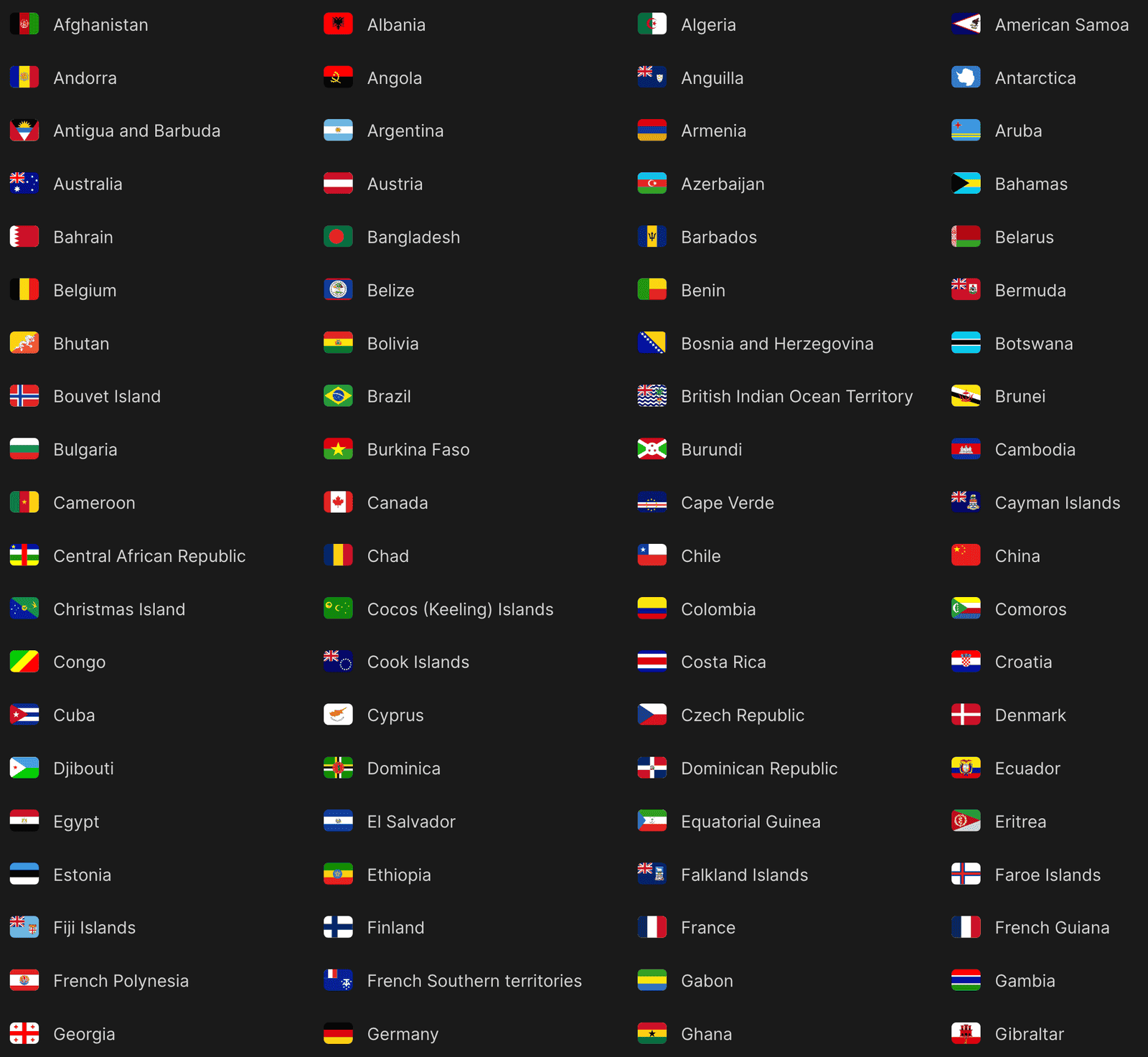 Generating TypeScript Code for a Dynamic Country Flag React Component